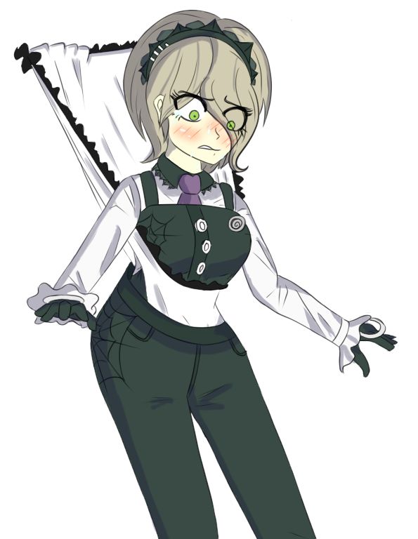 Goth maid's big white briefs | Scrolller