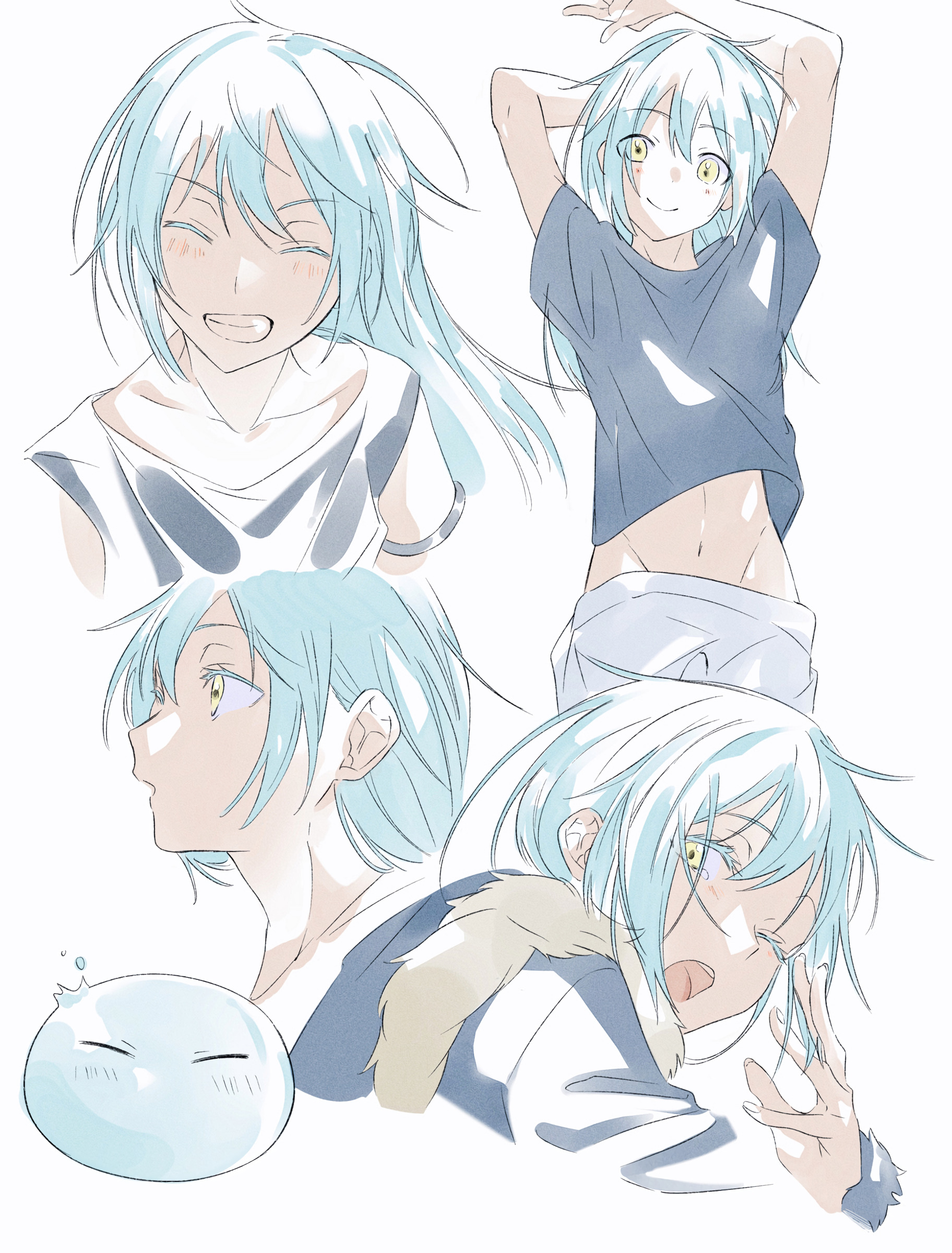 Gotta bless Rimuru's cute facial expressions | Scrolller