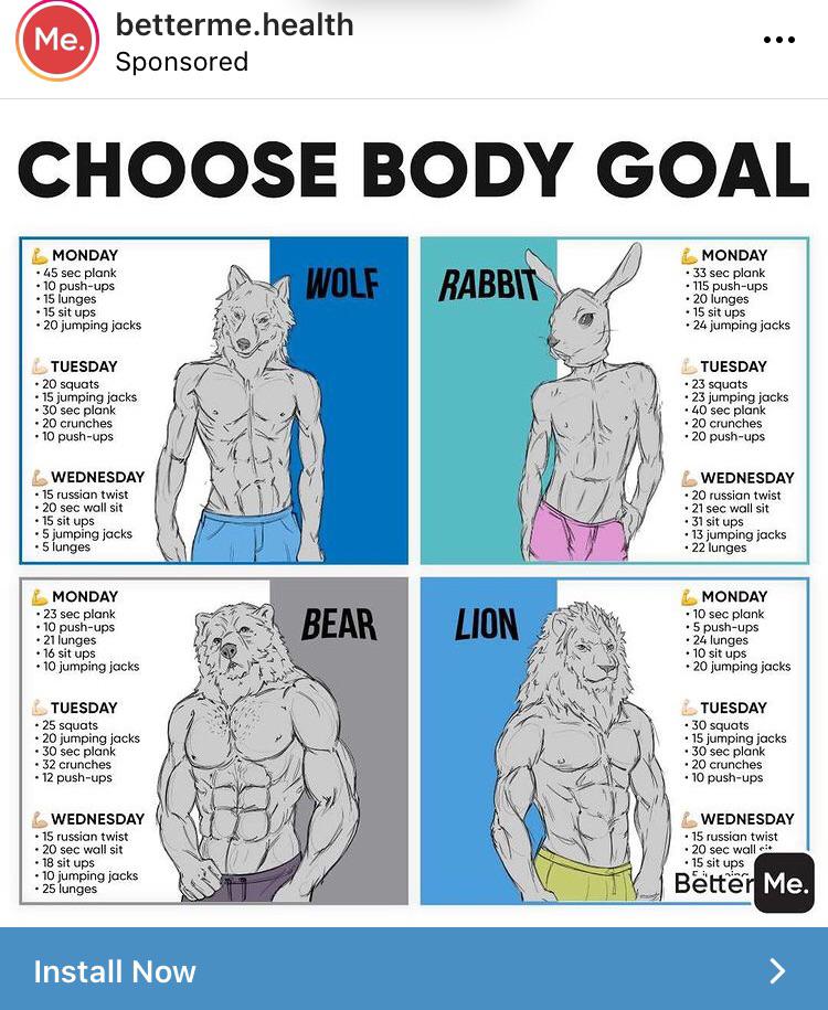 Gotta keep the furries fit | Scrolller