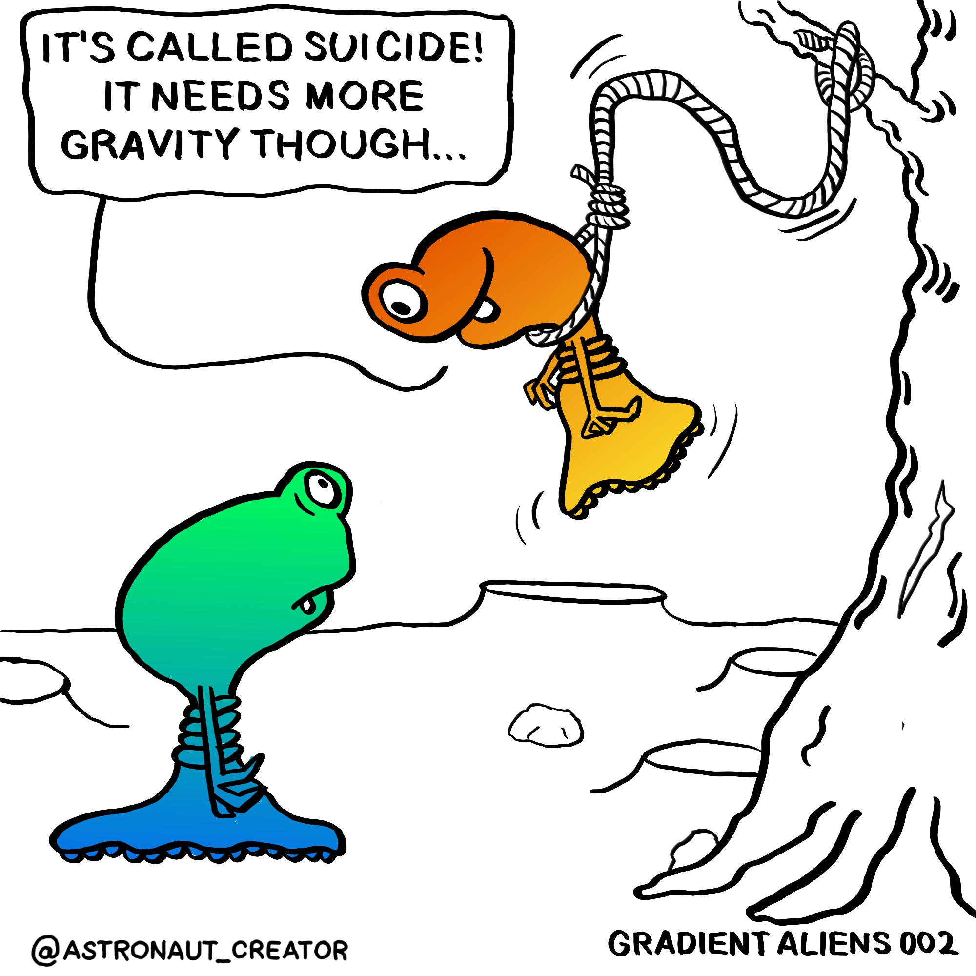 Gradient Aliens 002 | Scrolller