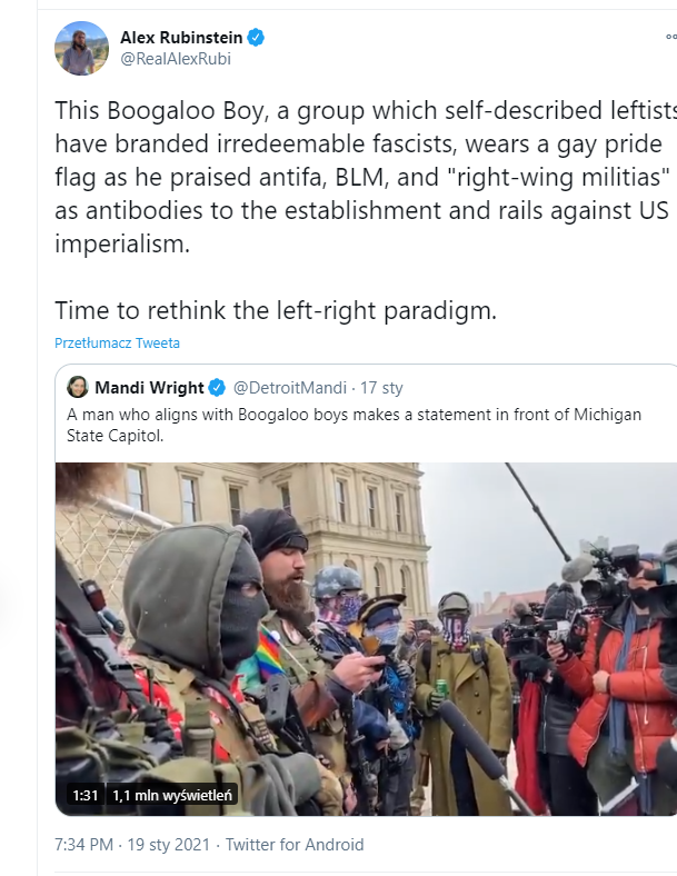 Grayzone journalist praises the fascist ''Proud boys because they oppose imperialism. | Scrolller