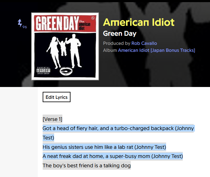 Green Day - American Idiot | Scrolller
