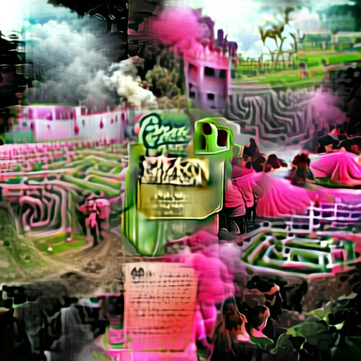 Green maze pink poison gas | Scrolller
