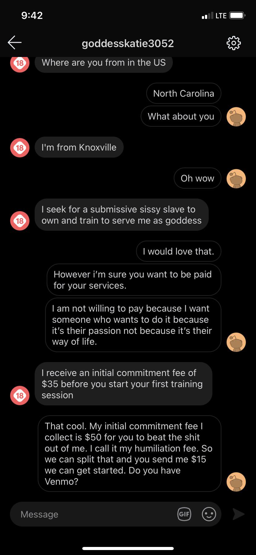 Guess she wasn’t serious | Scrolller Guess she wasn’t serious | Scrolller