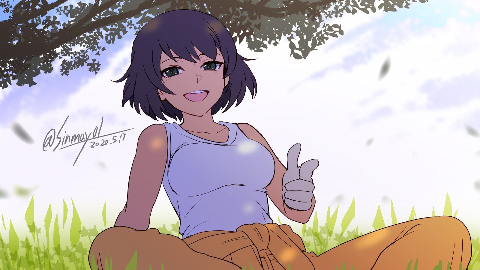 Gunner on break [Girls und Panzer] | Scrolller