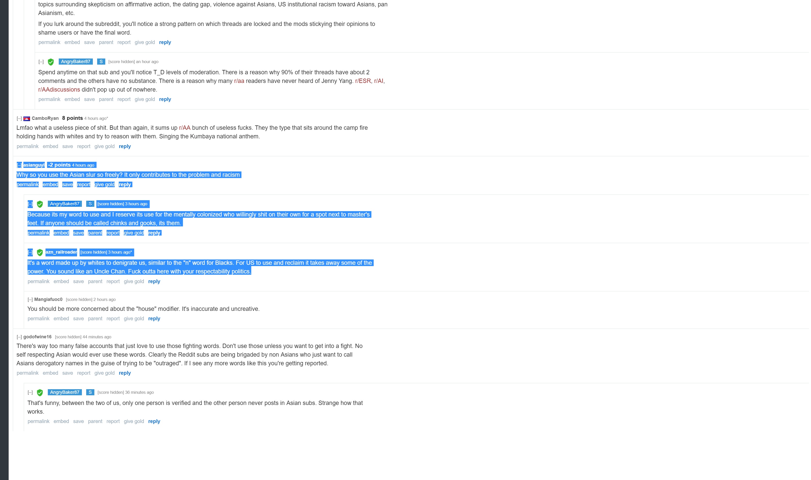 Guy on aznmasculinity called a chan for asking... | Scrolller