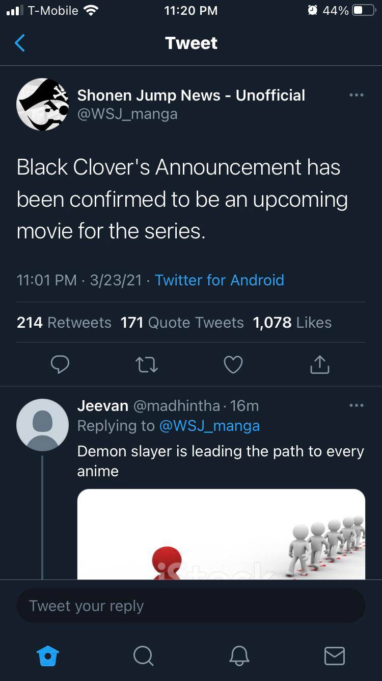 Guys this is happening first ever black clover movie woooo | Scrolller