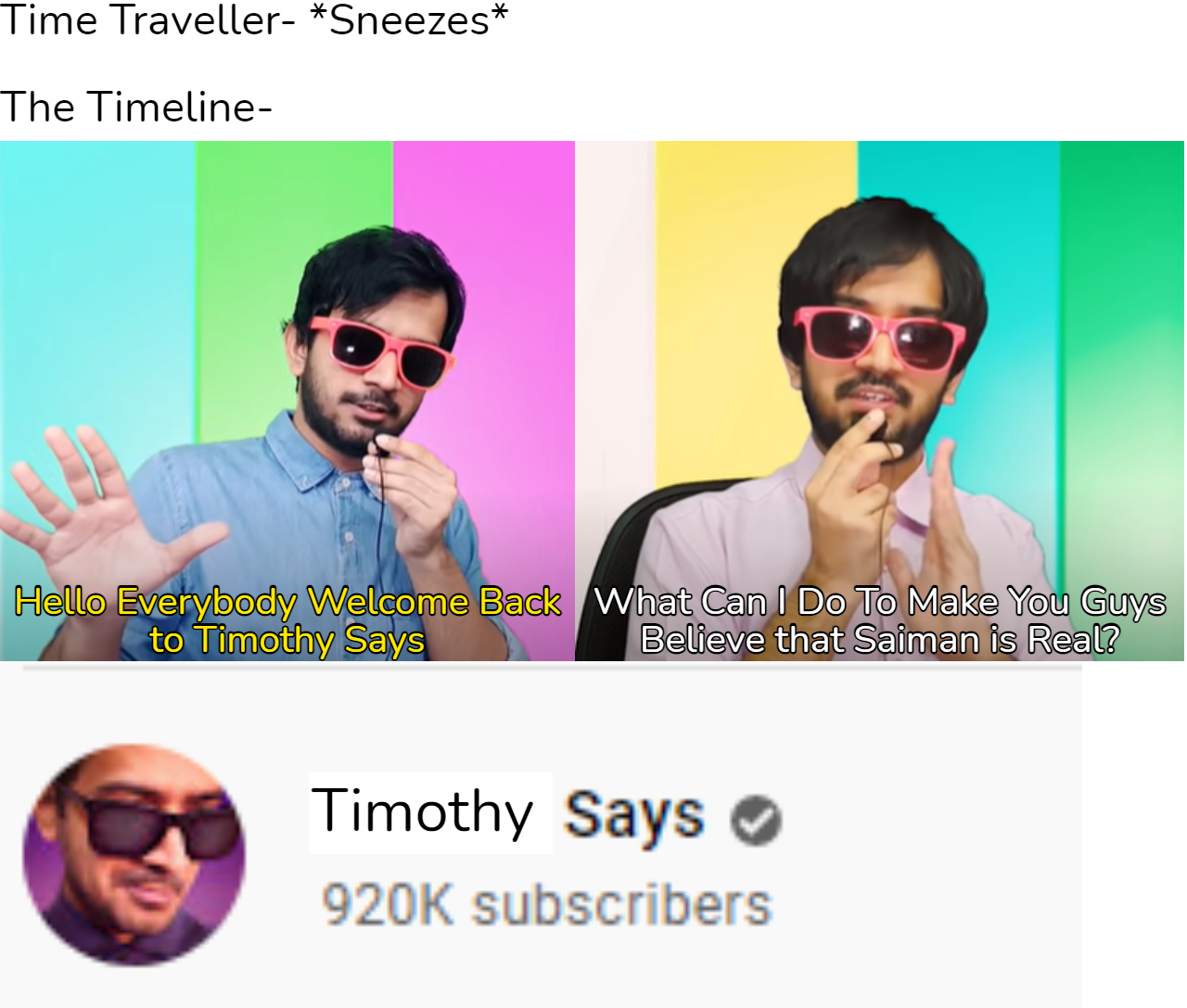 Guys we might be in an alternate timeline | Scrolller