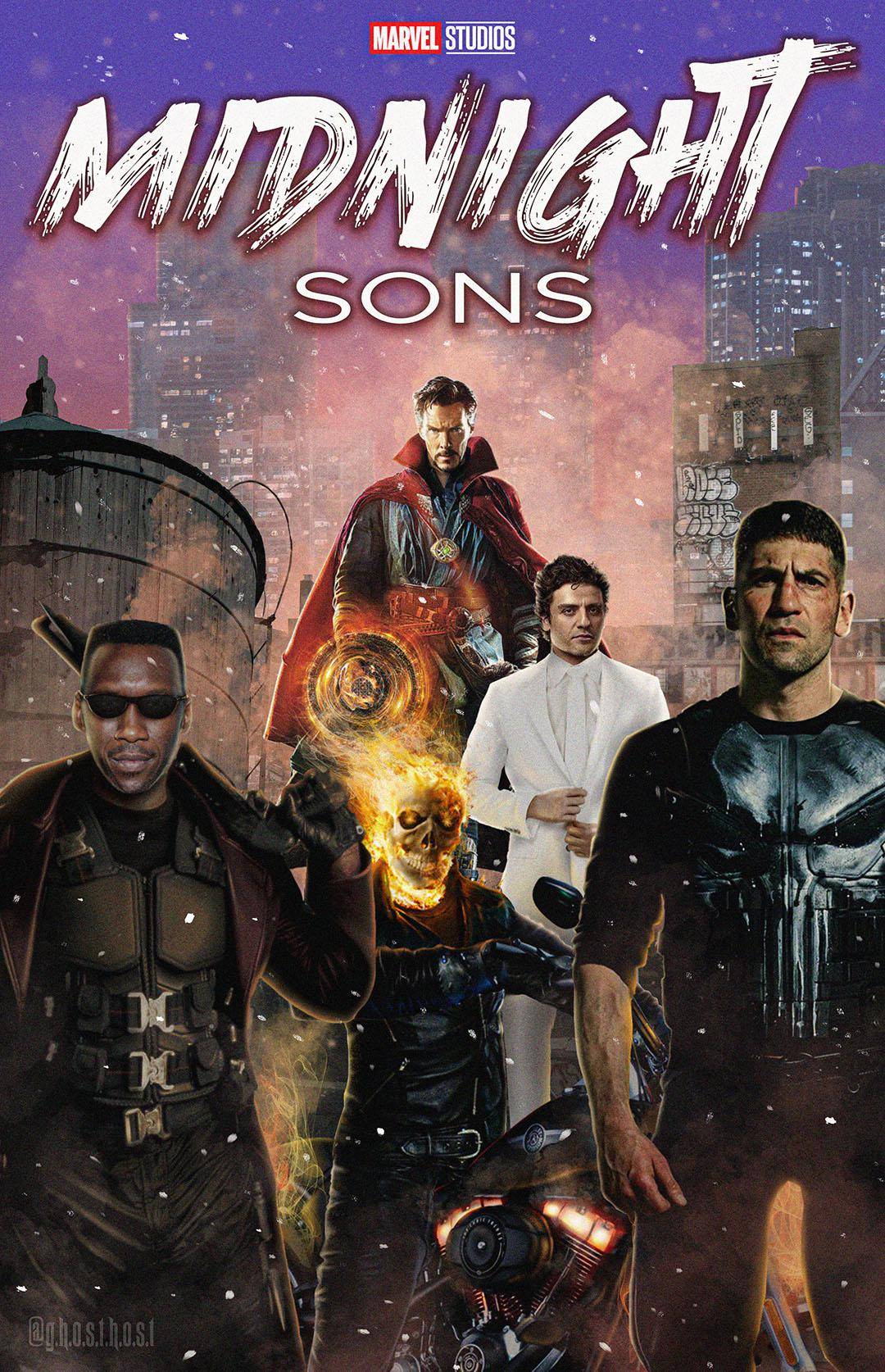 Had a go at a MCU Midnight Sons poster! | Scrolller