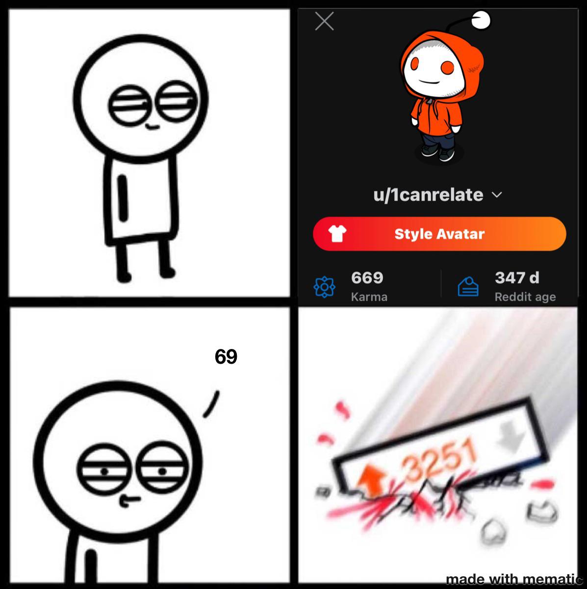 Haha 69 is the funny number | Scrolller