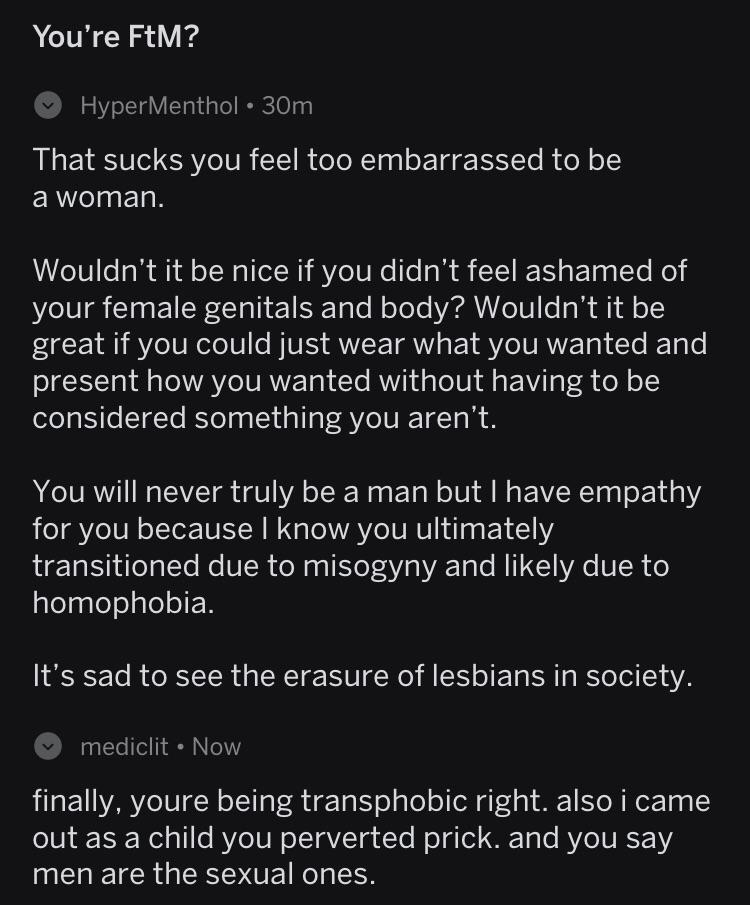 HALLELUJAH, THEY FINALLY REALISED IM FTM | Scrolller