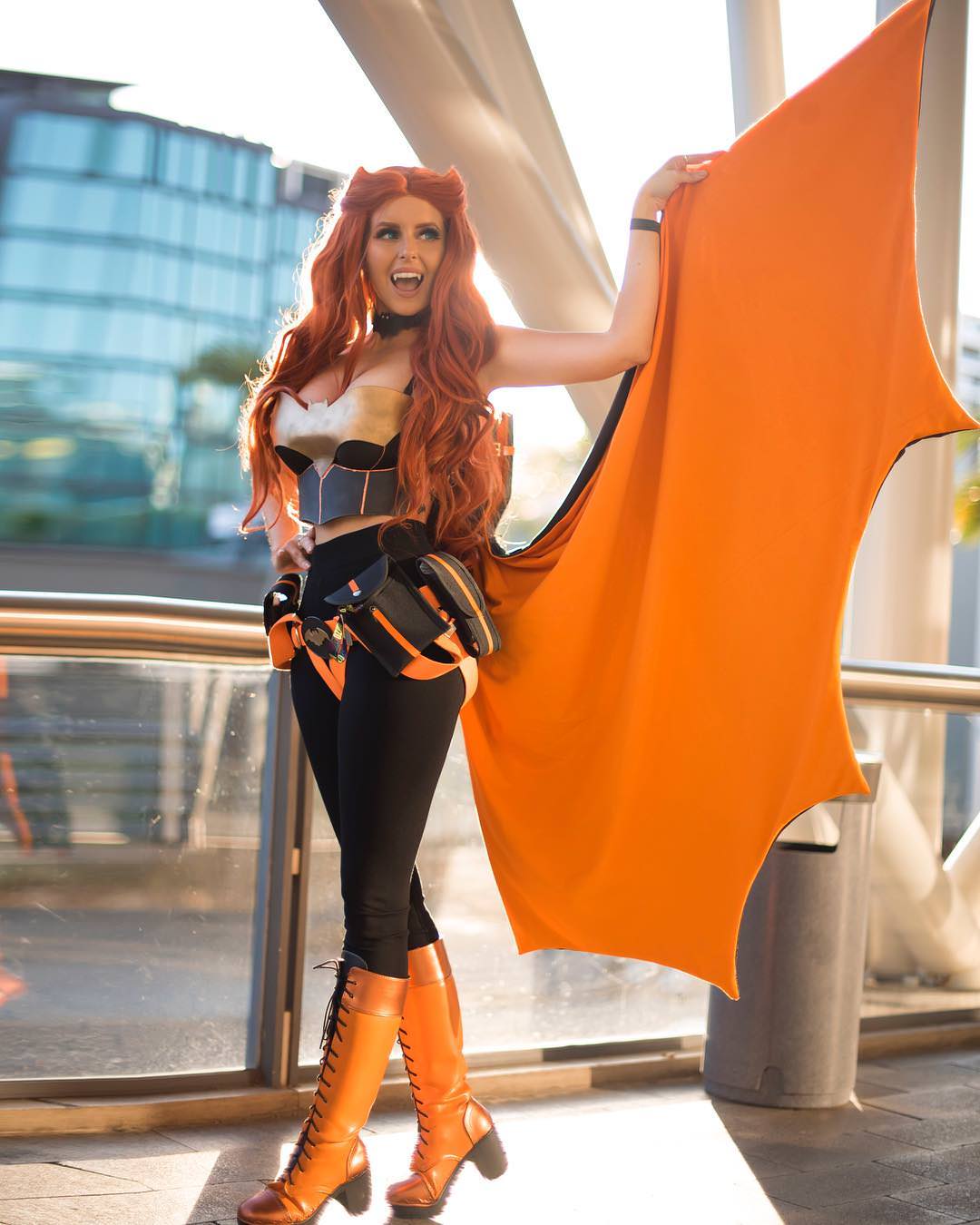 Halloween Bombshell Batgirl Cosplay by Ami Isley | Scrolller