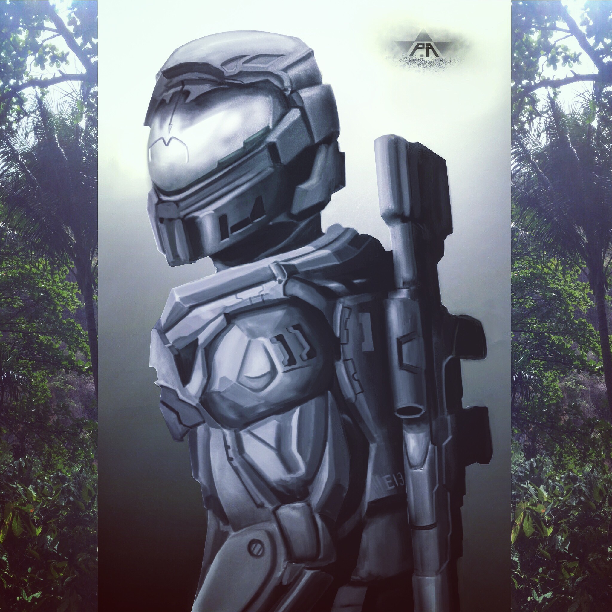 [Halo] The master chief, fan art by pendulum archives inspired by master chief of the halo ...
