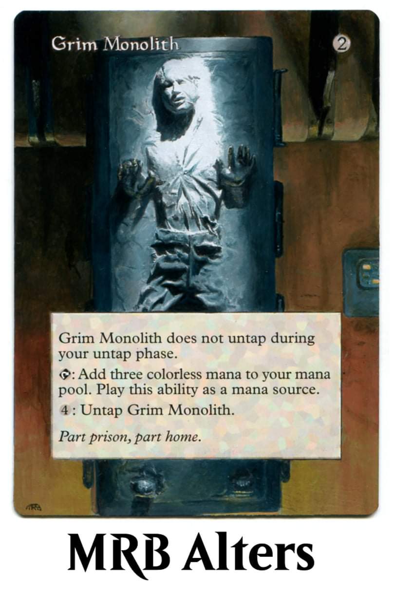 Han Solo in Carbonite Grim Monolith | Scrolller