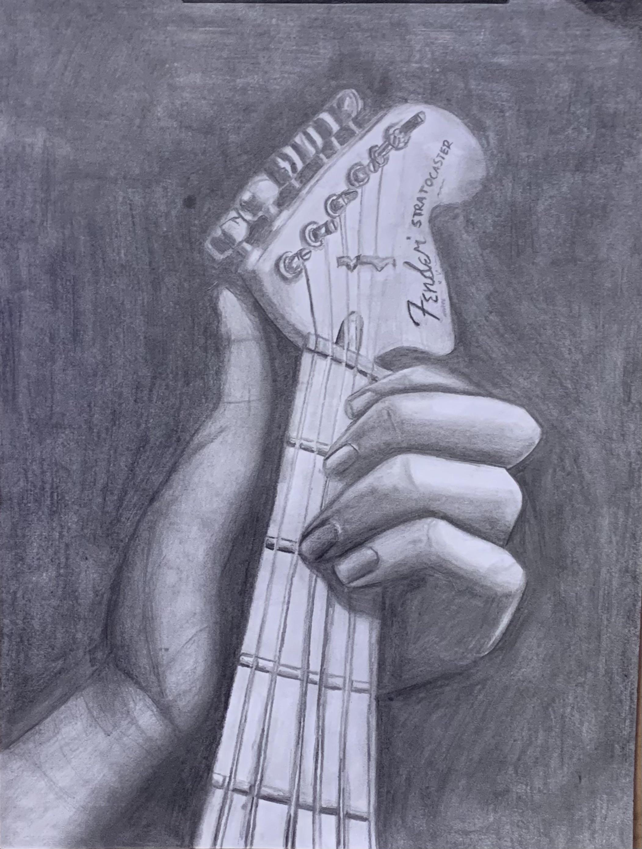 Hand, Graphite, Me, 2021 | Scrolller