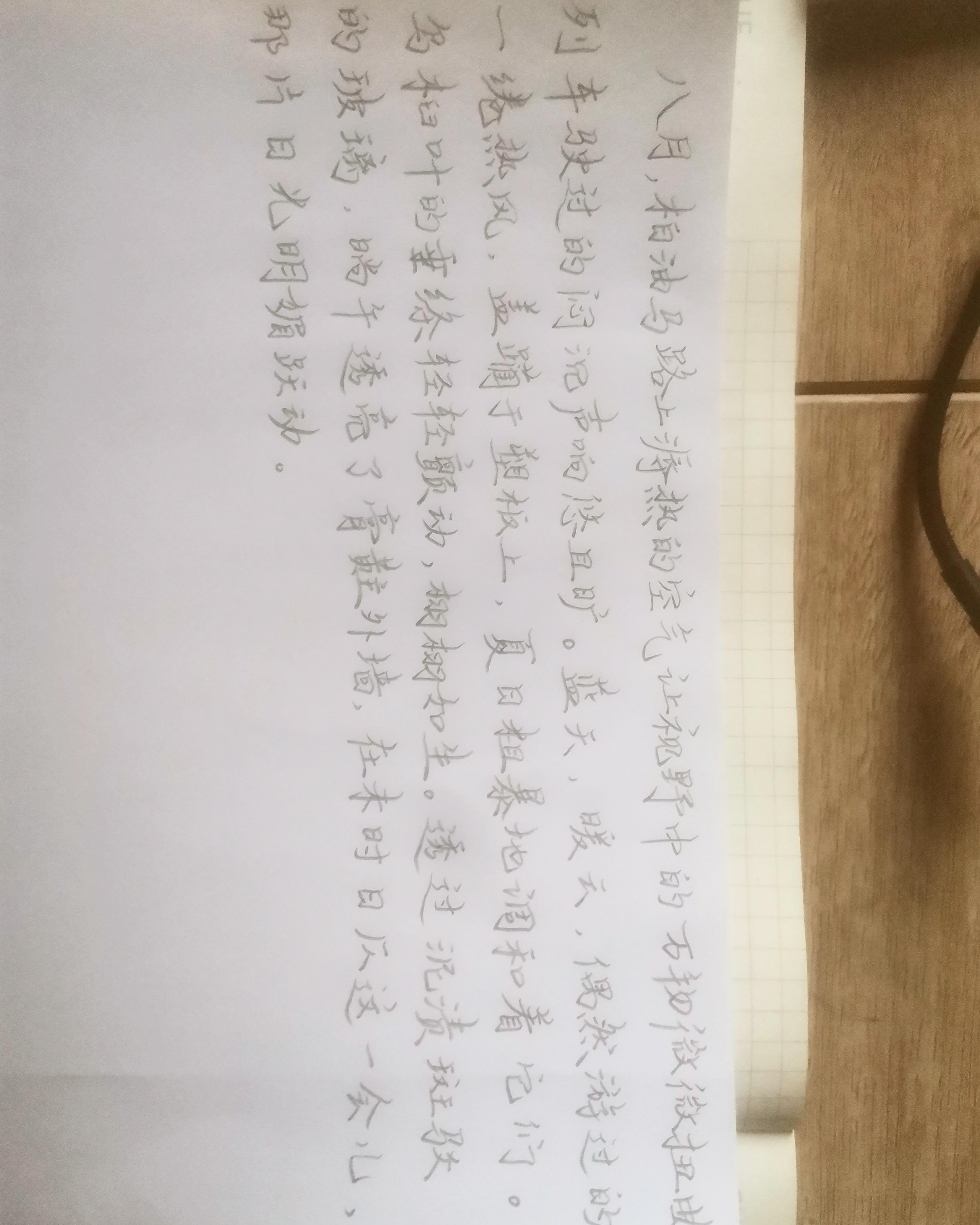 Handwriting in Chinese [but a broken camera] | Scrolller