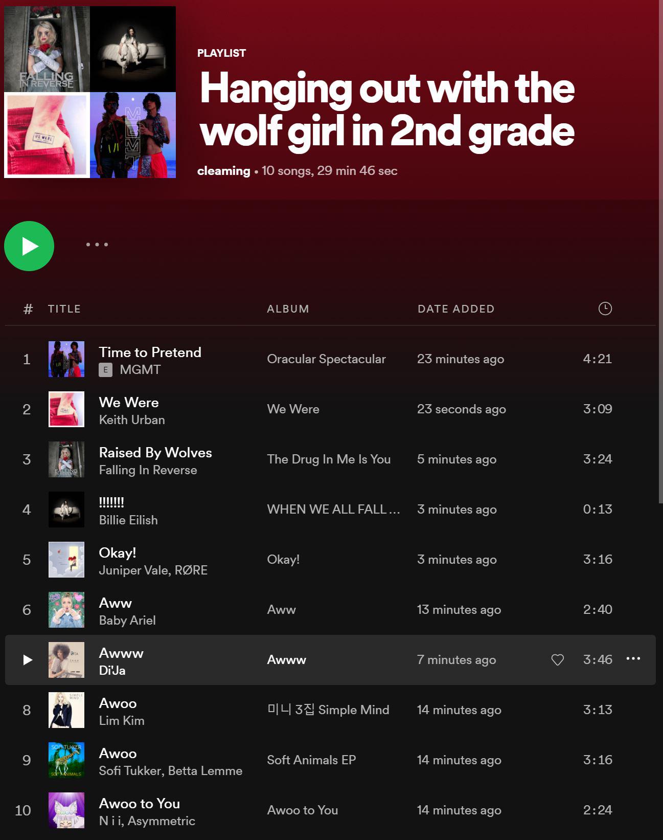 Hanging out with the wolf girl in 2nd grade | Scrolller