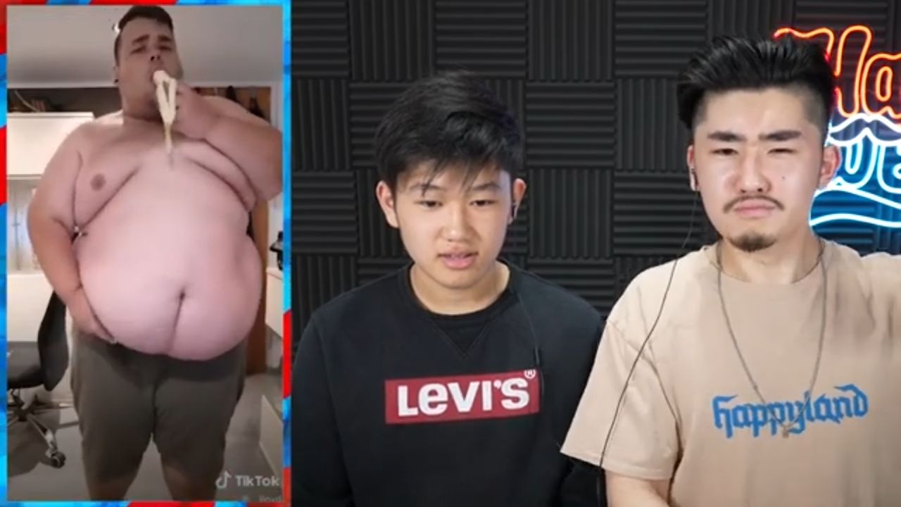 Hanwe en steven zitten geïnteresseerd naar hanwe zelf te kijken | Scrolller