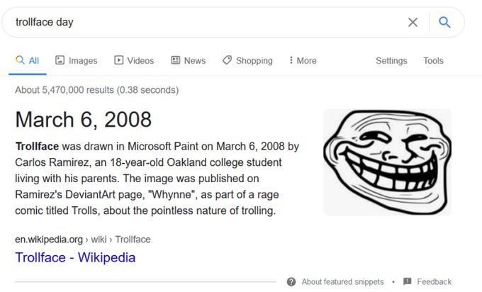 happy 13th birhfsy trollface?!???!!!!! 🥸 | Scrolller