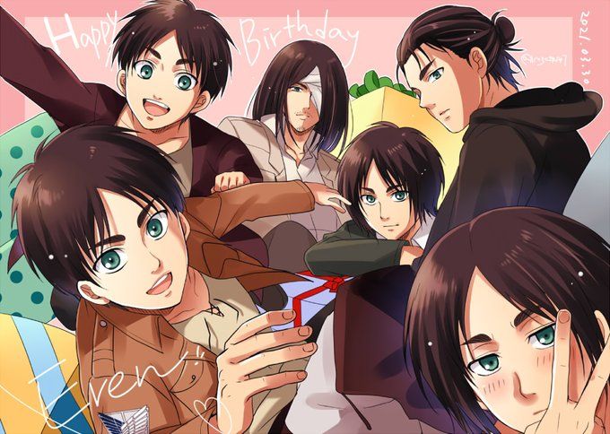 Happy birthday Eren! 🥳 - By @kogattaAOT | Scrolller