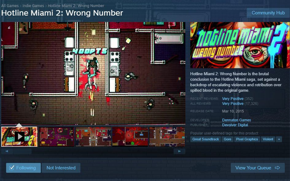 Happy Birthday to Hotline Miami 2! | Scrolller