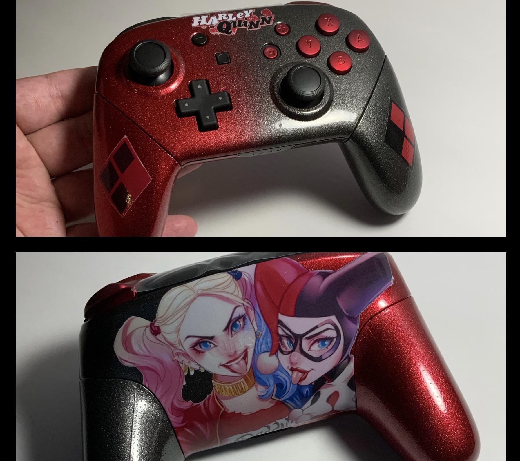 Harley Quinn themed Pro-Controller | Scrolller
