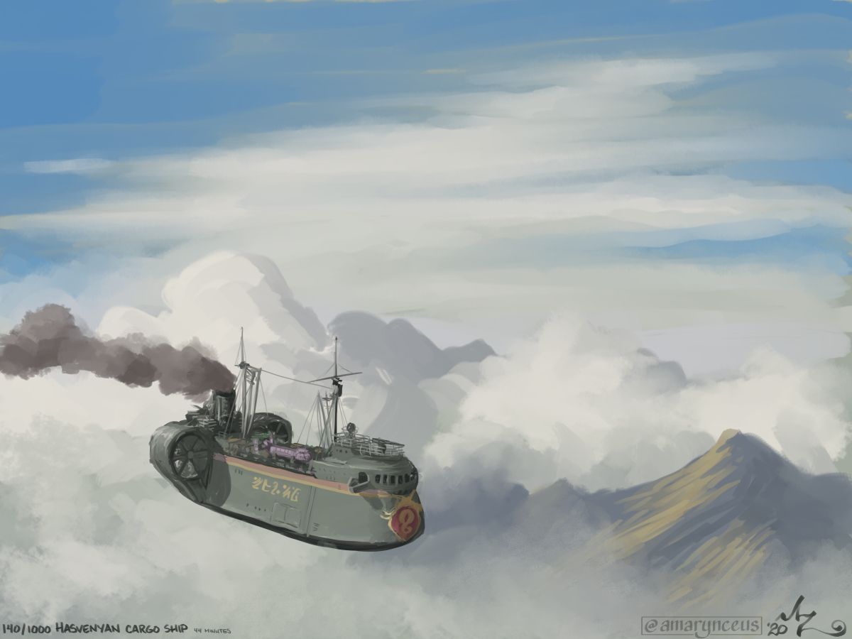Hasvenyan cargo ship by Amarynceus | Scrolller