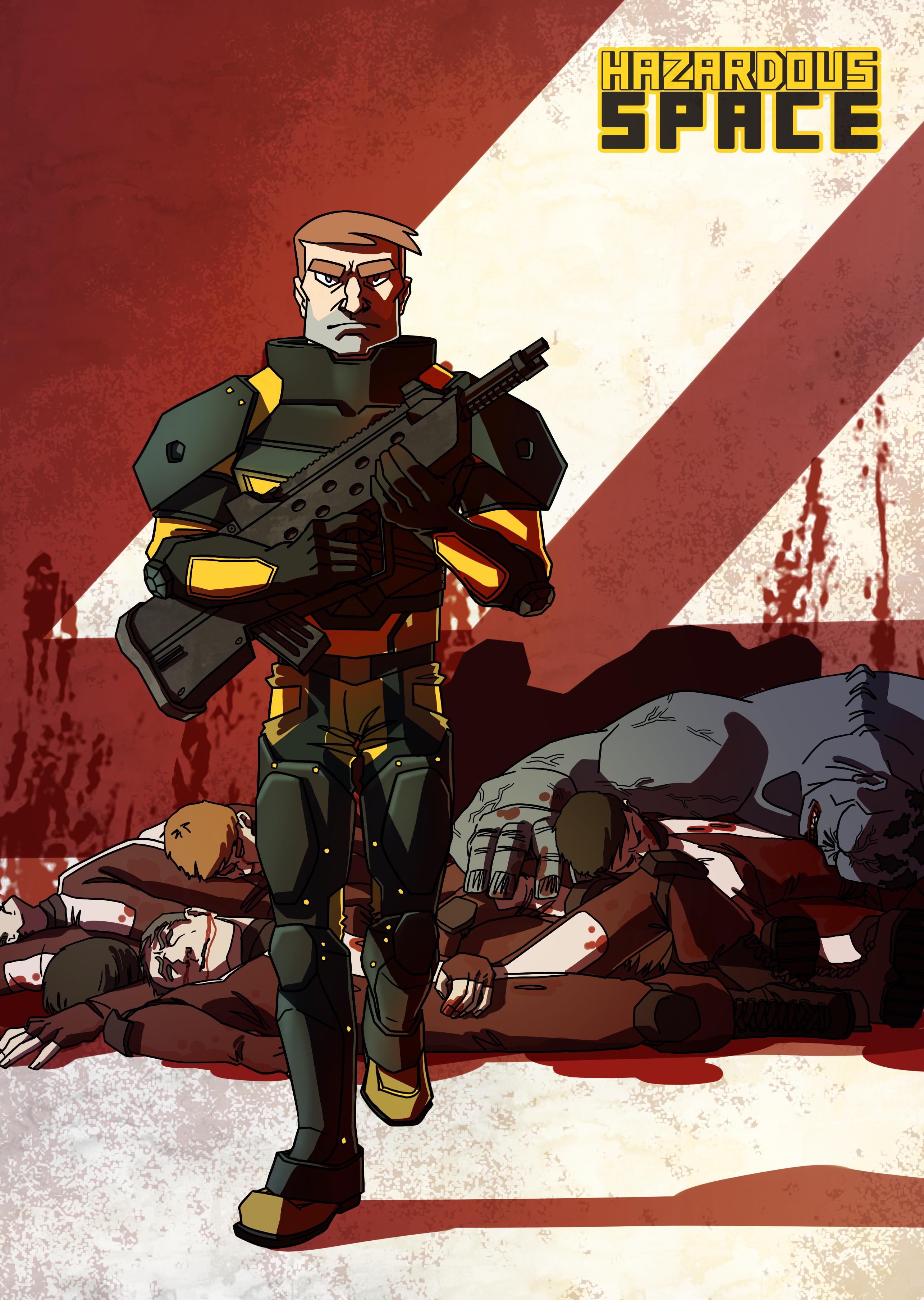 [Hazardous Space] new game poster [original art] | Scrolller