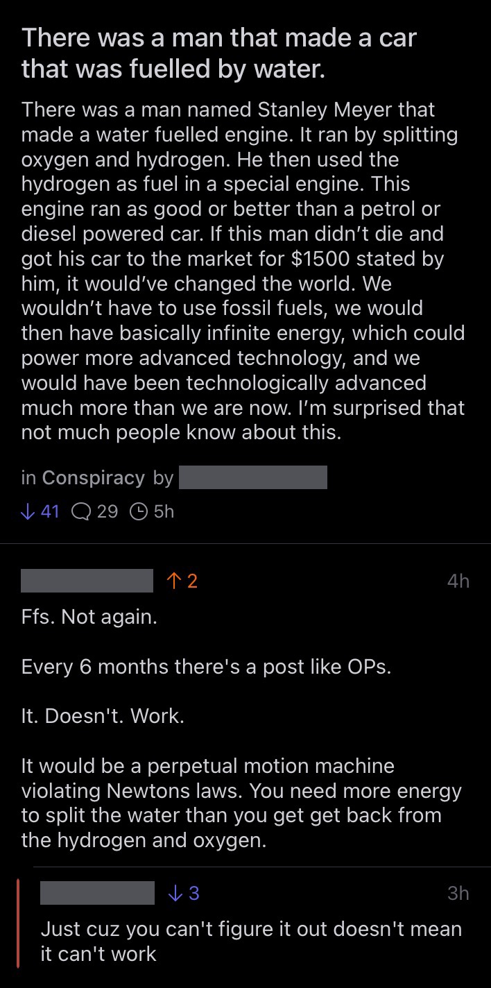 He literally explained how it would “work” and why it wouldn’t be viable. | Scrolller