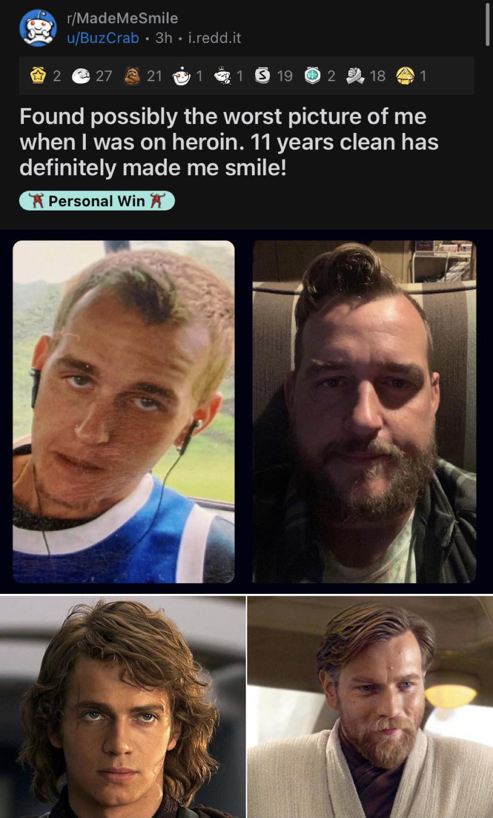 He went from Hayden Christensen to Ewan McGregor | Scrolller