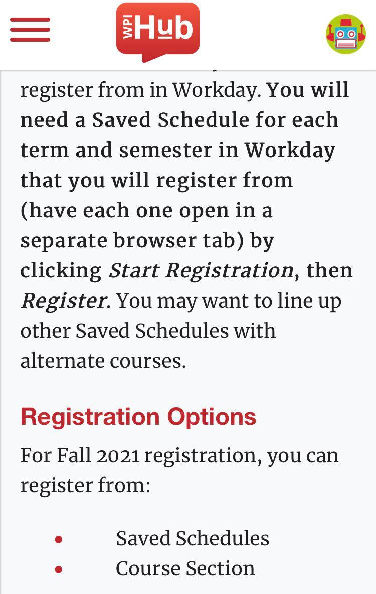 Heads up— looks like you NEED to make saved schedules before registration and use separate tabs ...