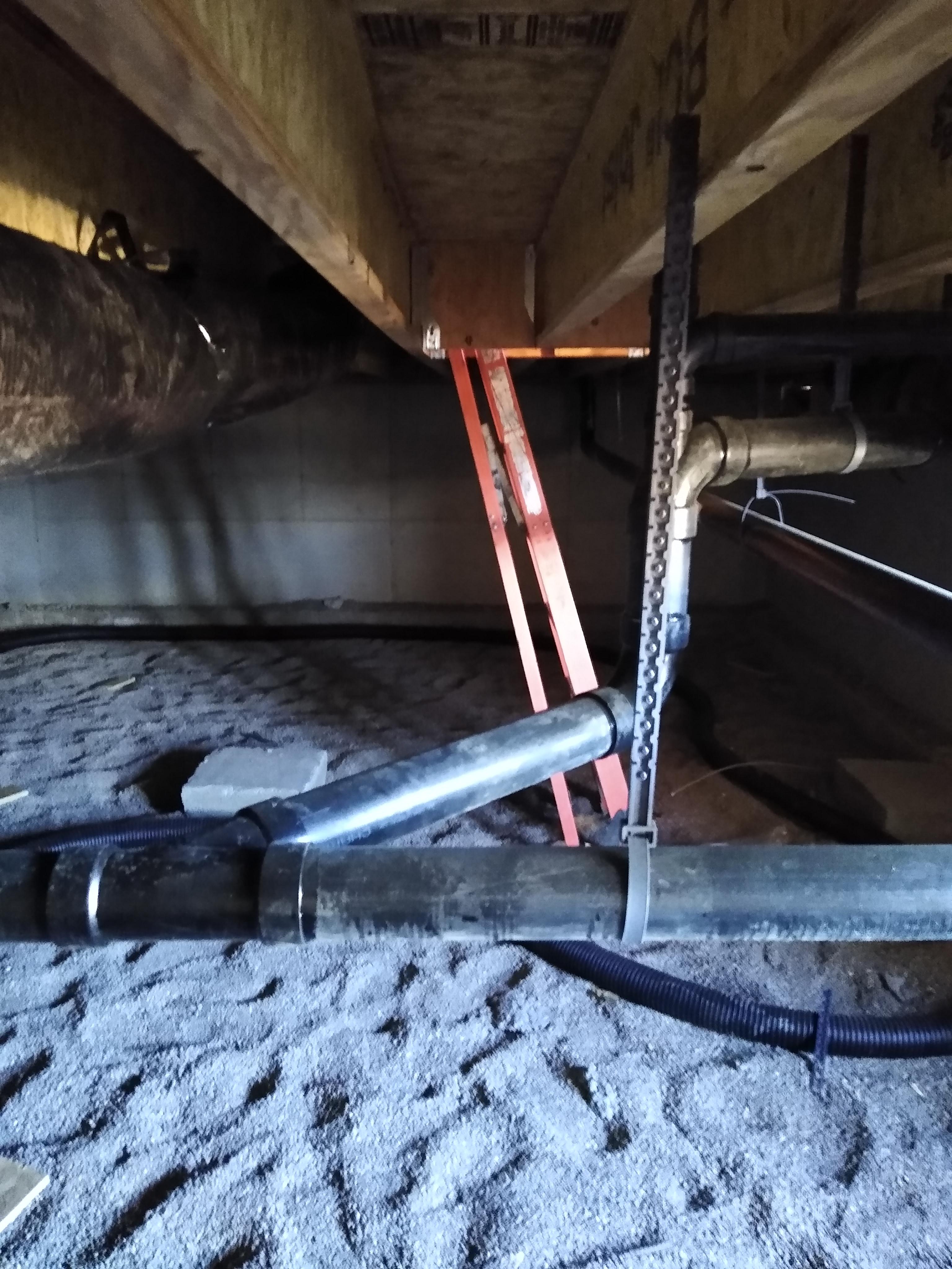 Heard we were doing crawl space porn. Heres my contribution. That's an 8 foot ladder | Scrolller