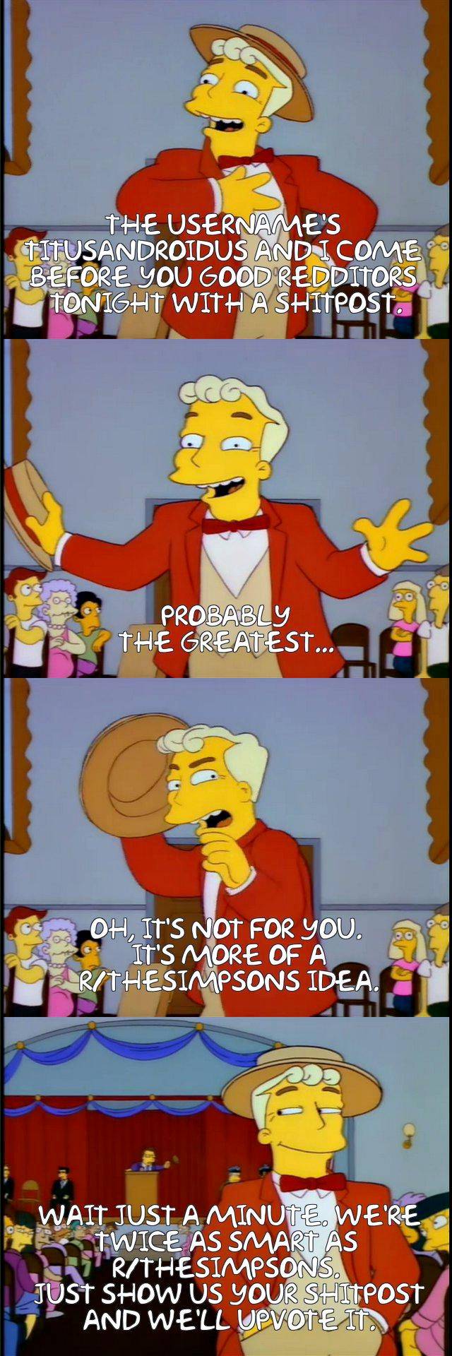 Heh, steamed hams. | Scrolller