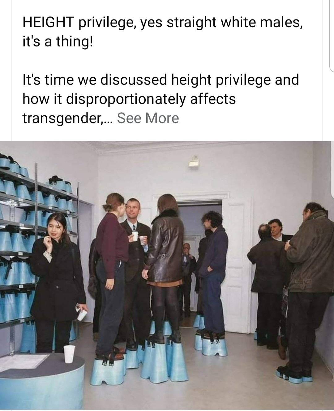 Height privilege is a thing now. | Scrolller