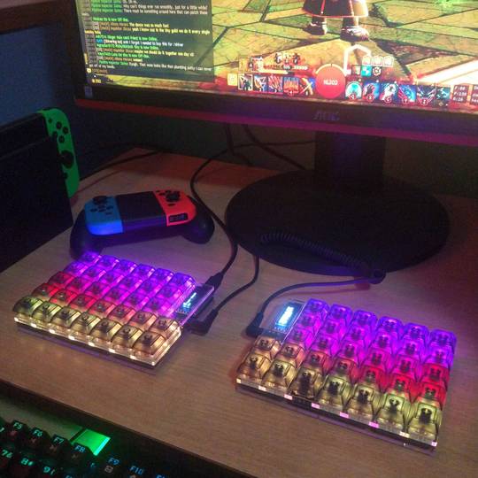 Helix keyboard complete! My first custom keyb build ever | Scrolller