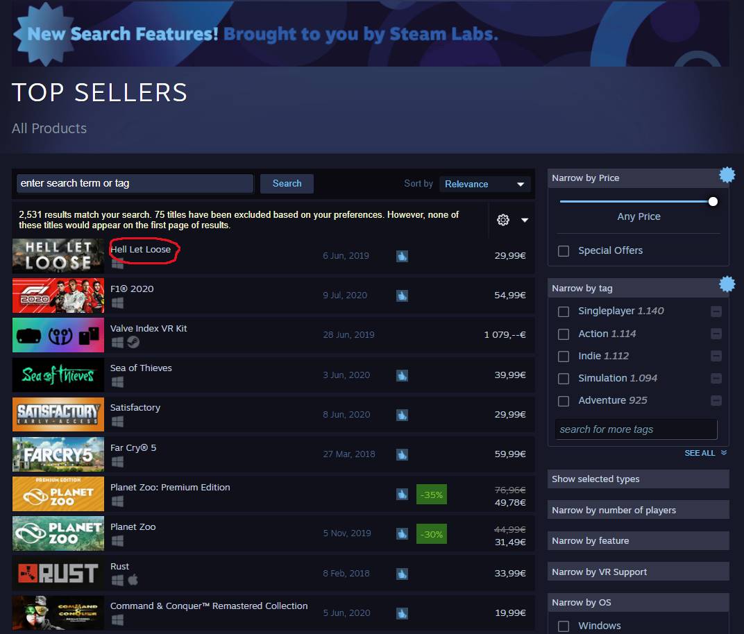 Hell Let Loose Number 1 TOP SELLER game in Steam! | Scrolller