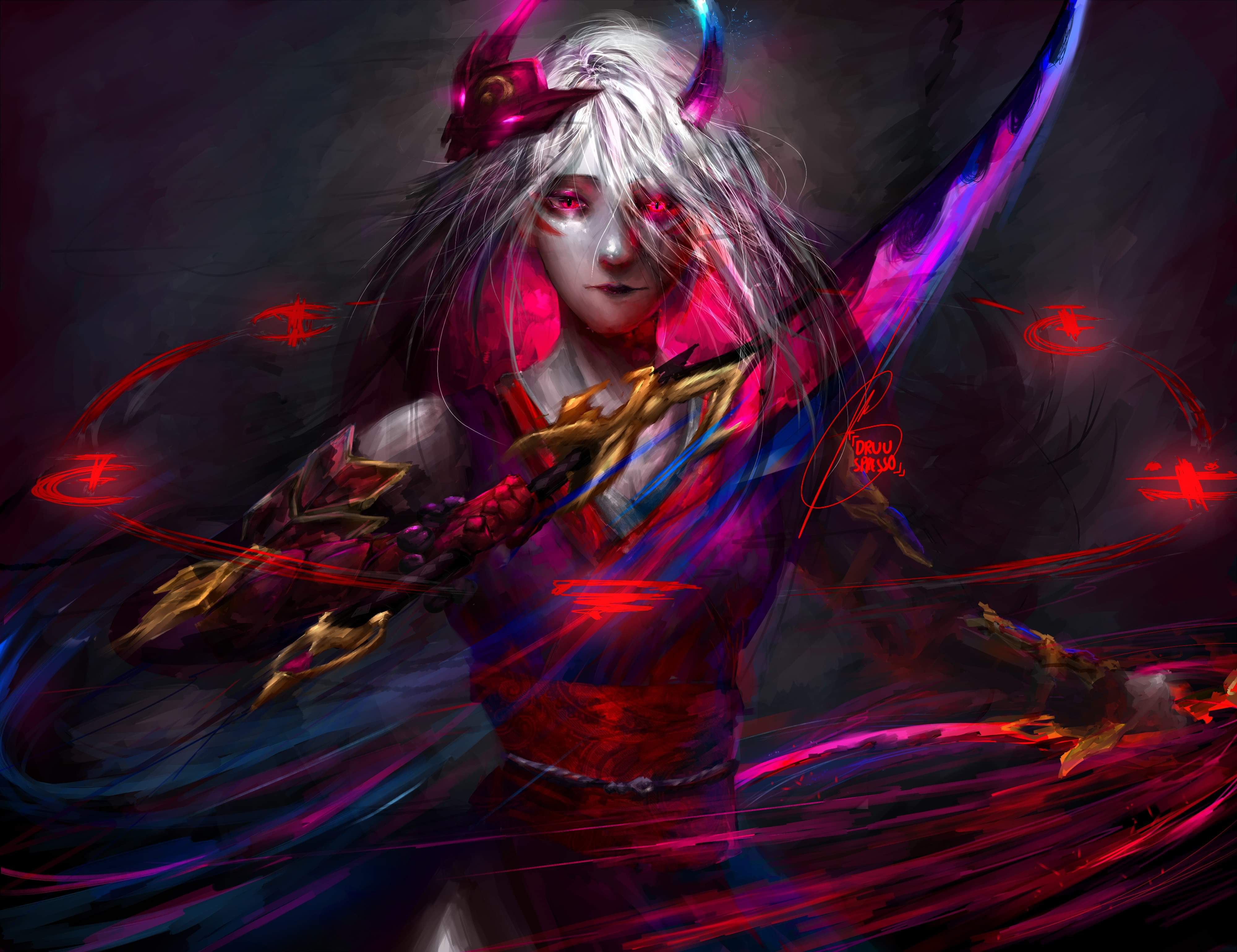 Hello! Recently made a fanart of Blood Moon Katarina for yall kat mains, including myself ...