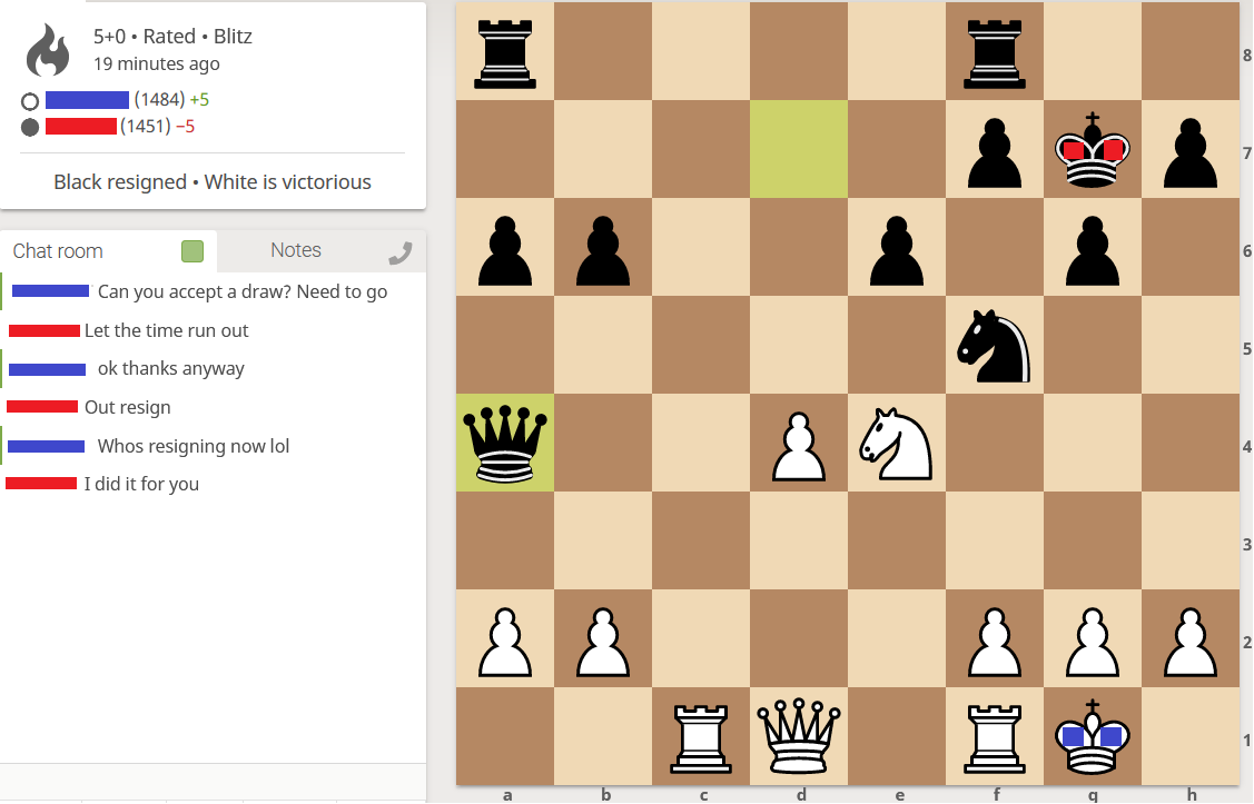 Helpful opponent taught me the Botez gambit today | Scrolller