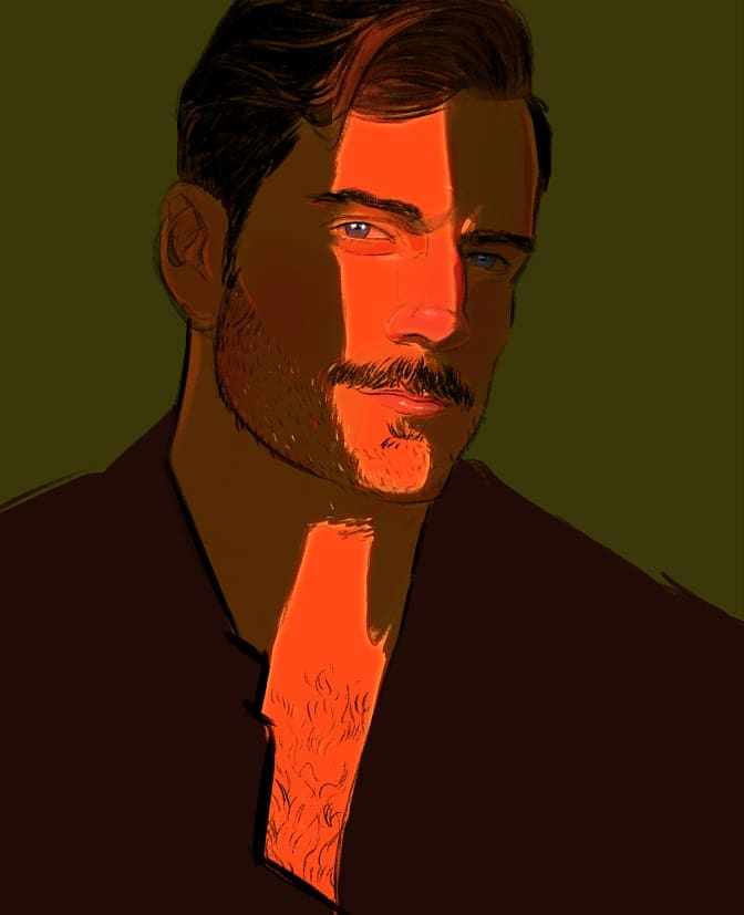 Henry portrait, me, digital, 2021 | Scrolller