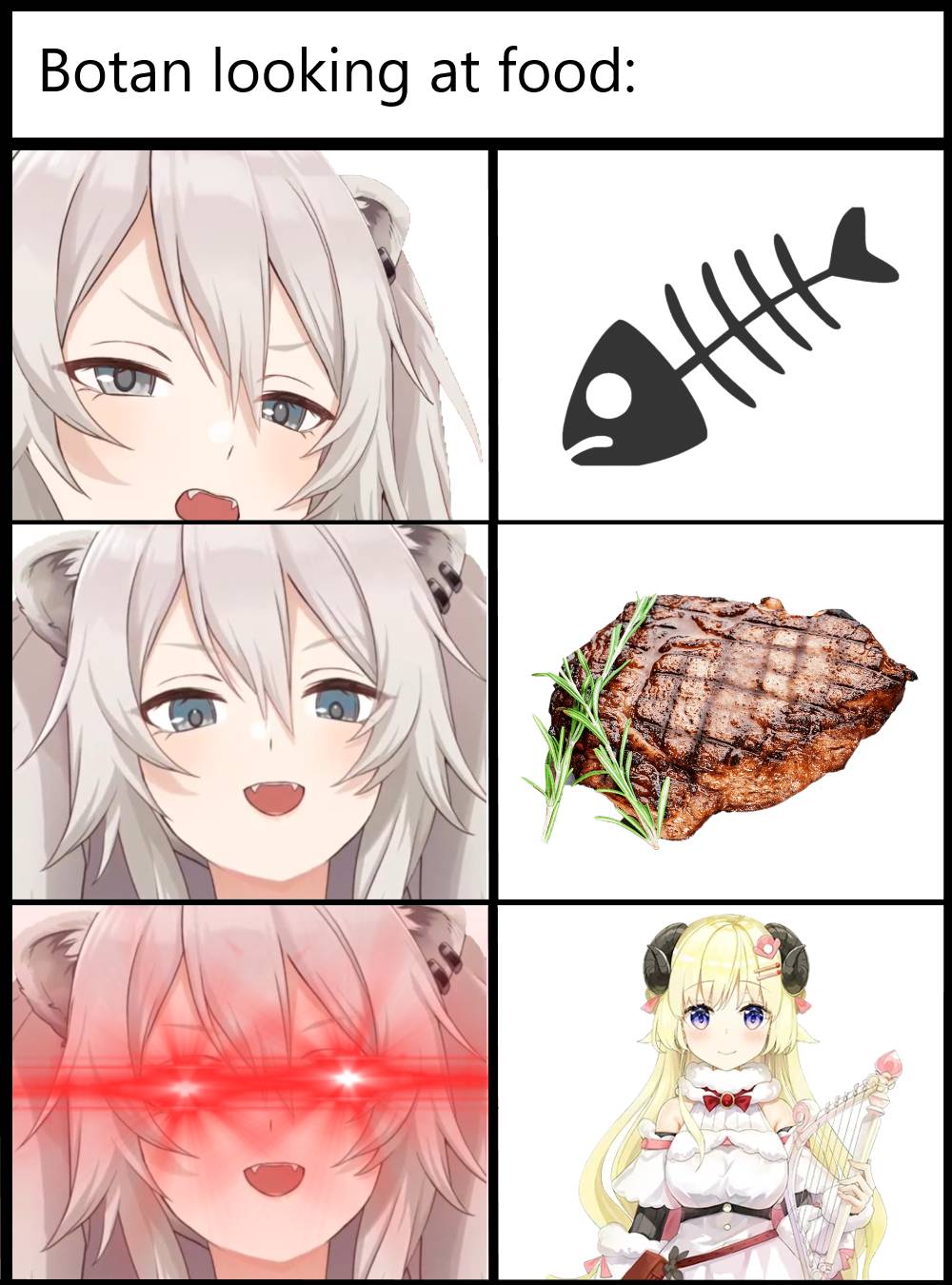 her reactions to different foods | Scrolller