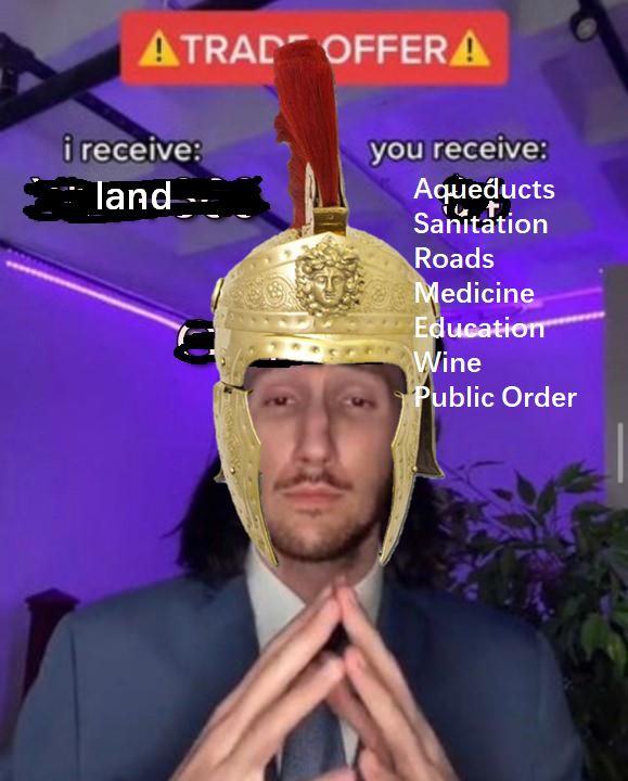 Here before the meme dies like the Roman Empire | Scrolller