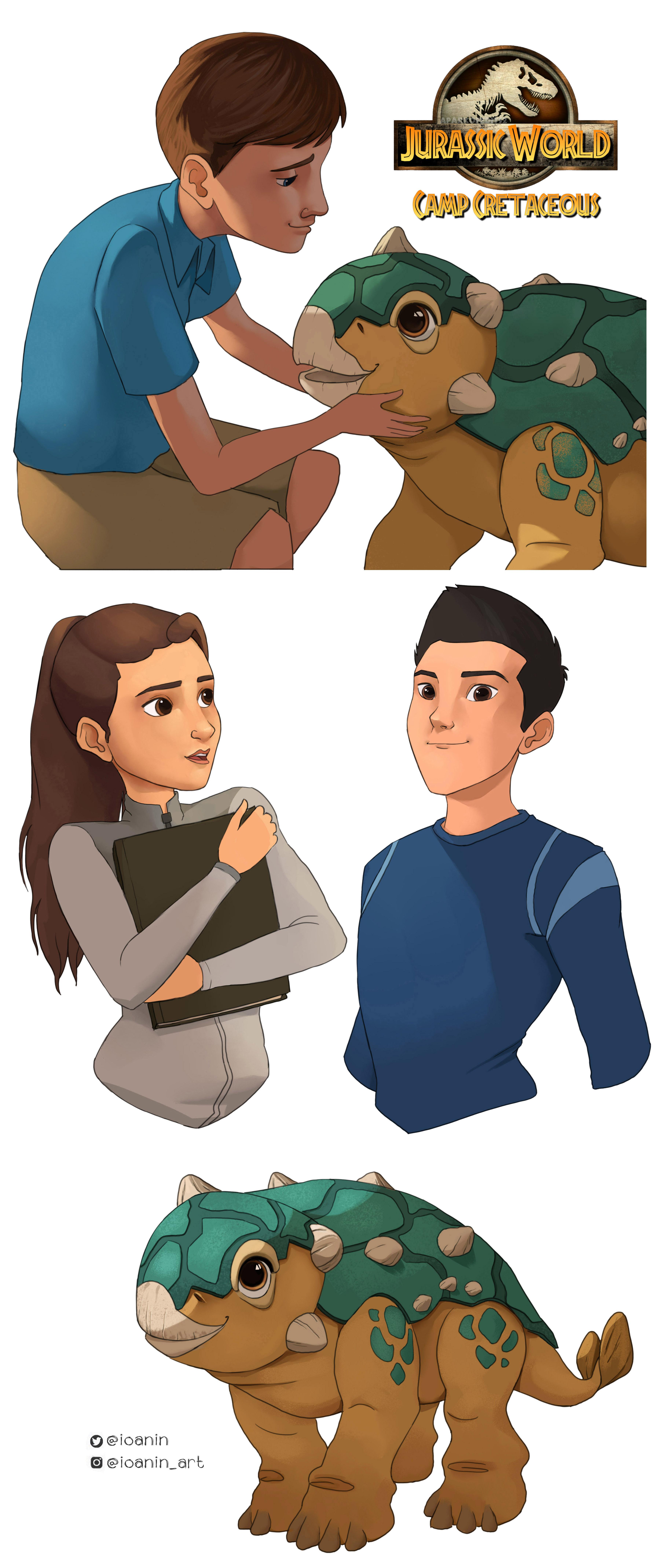 Here is a second batch of Camp Cretaceous character sketches | Scrolller