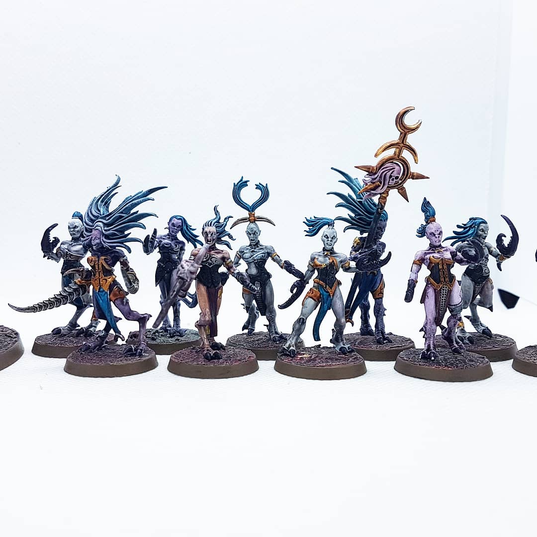 Here Is A Variety Of Daemonette Skin Tones Because I Couldn t Decide On Here Is A Variety Of Daemonette Skin Tones Because I Couldn t Decide On
