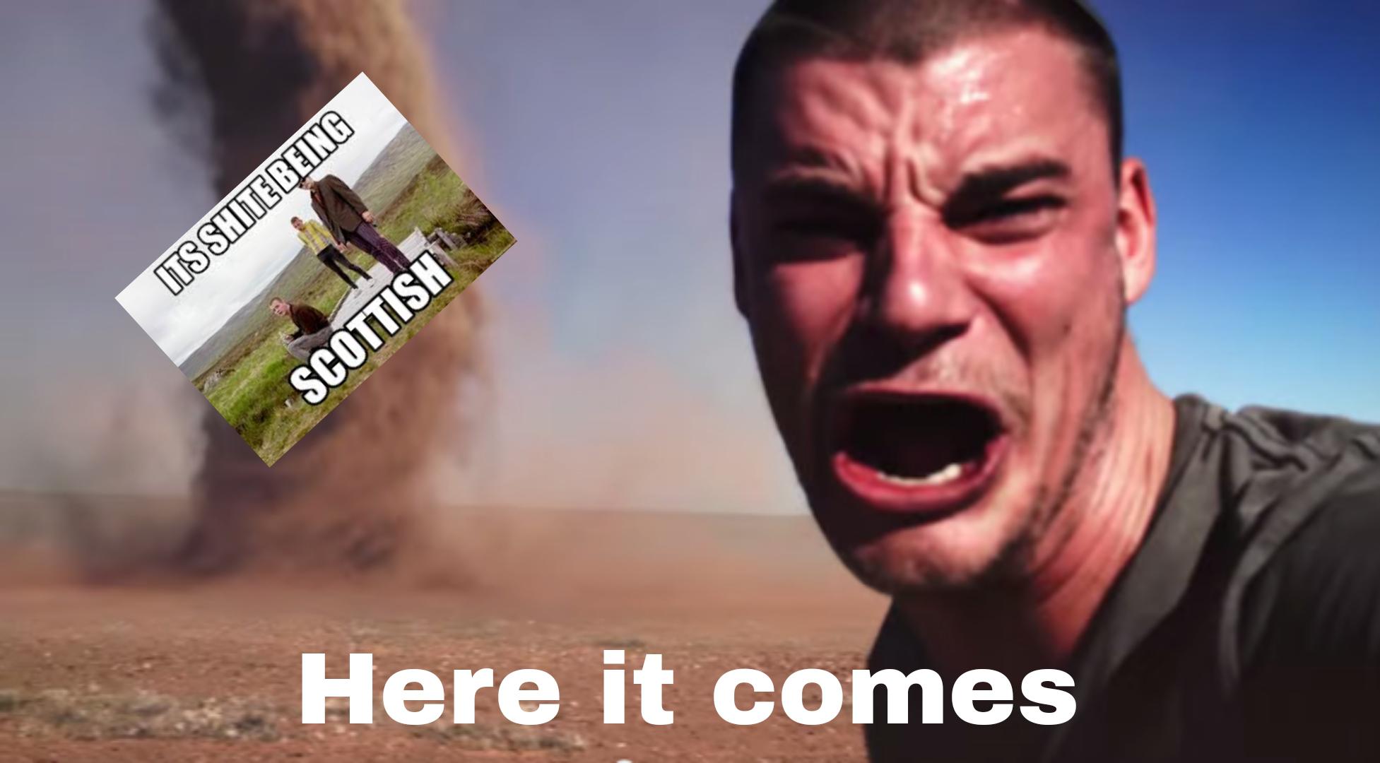 Here it comes. | Scrolller