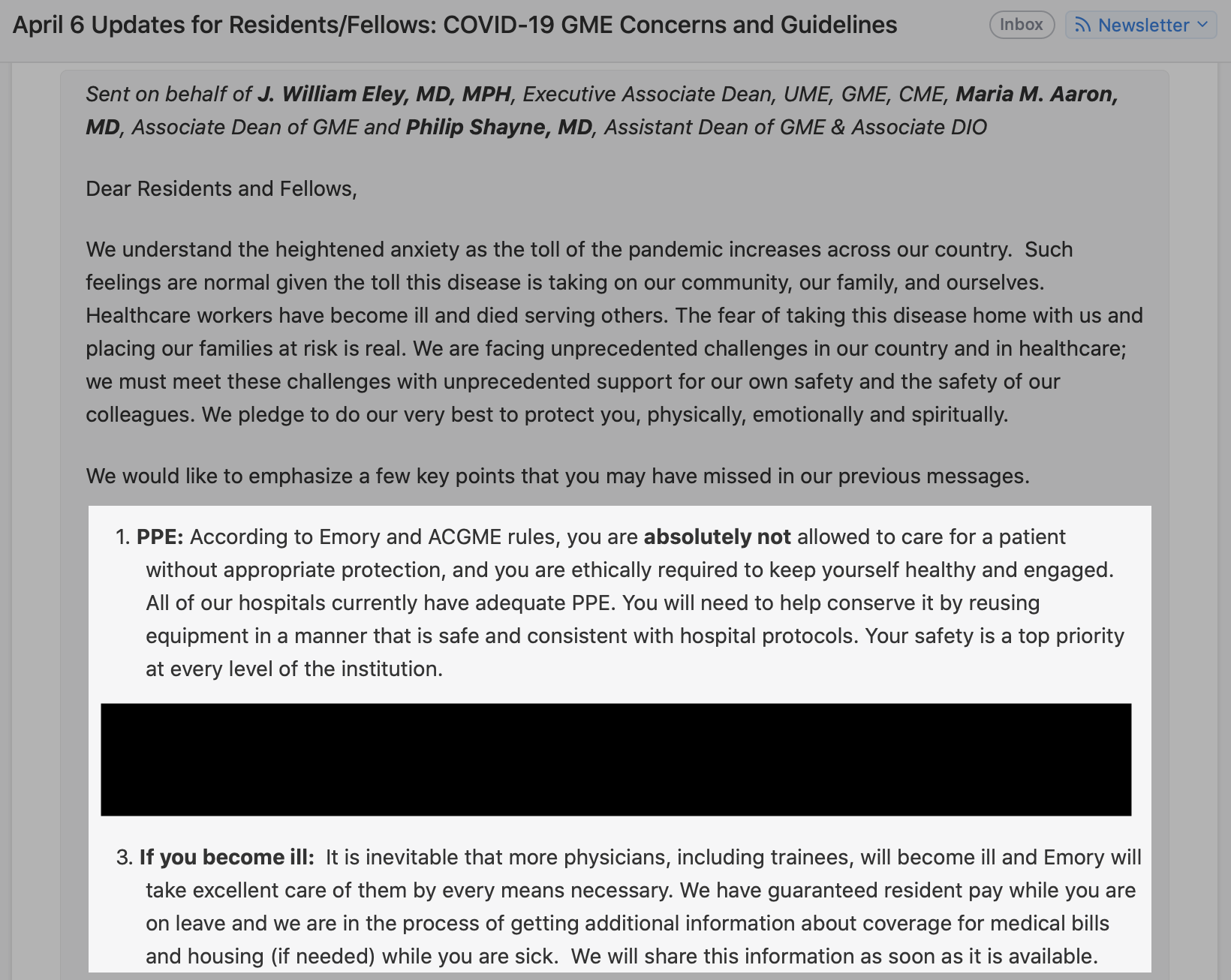 Here's a Residency Program That Actually Cares About Their Residents. Go Emory! | Scrolller