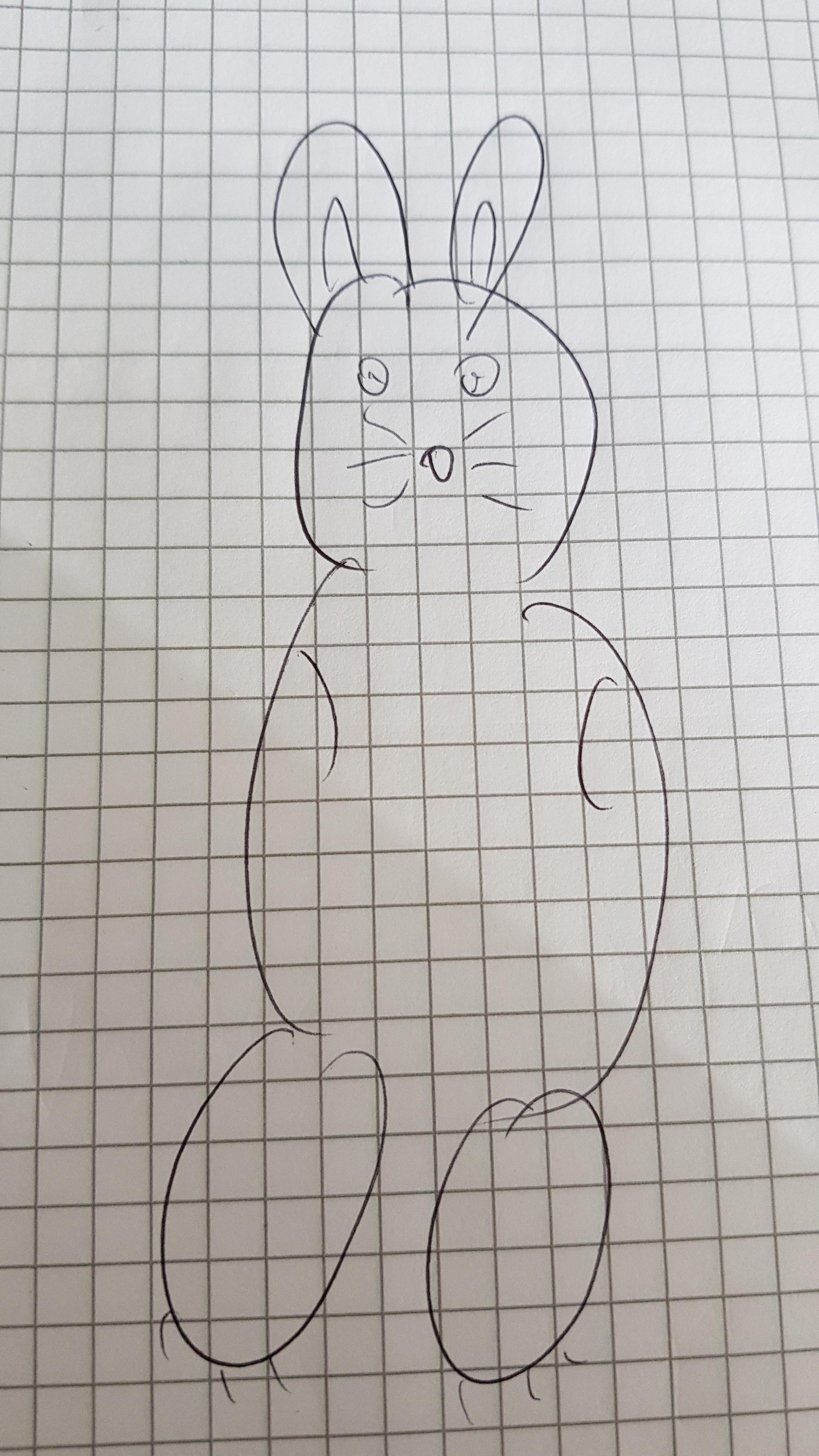 Here's my badly drawn rabbid 😅 | Scrolller