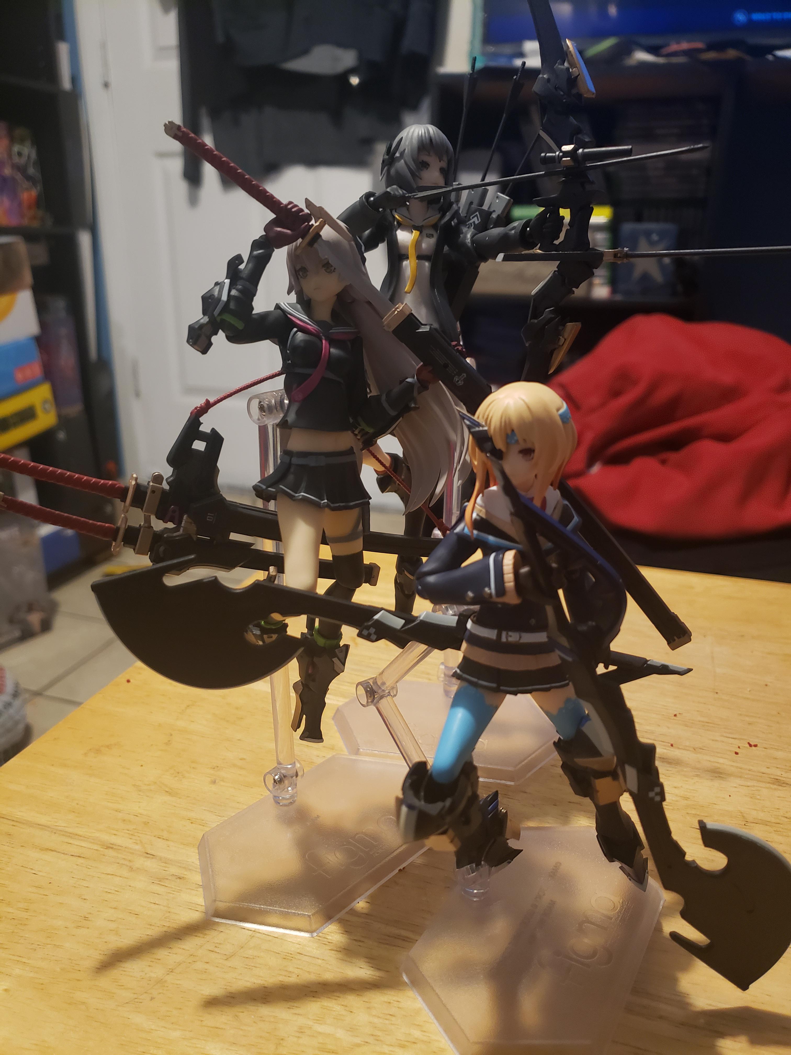 Here's my heavily armed high school girls figures | Scrolller