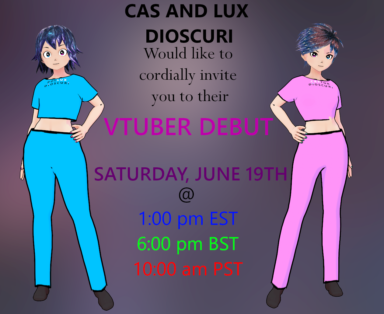 Hey all! We're super excited to announce our debut, and we hope to see ...