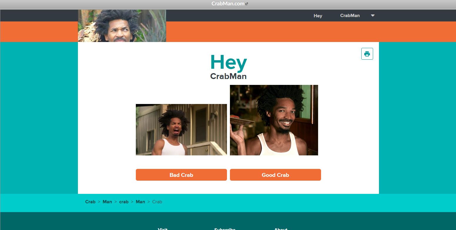 Hey Crabman | Scrolller