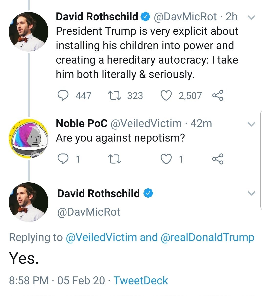 Hey, he only meant for others. | Scrolller